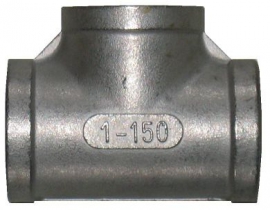 316 Stainless Steel Equal Tee, 150LB NPT - Welcome to Oilybits U.K.