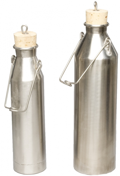 Single-Wall Sampling Cans with Cork Stopper, Stainless Steel - Welcome ...