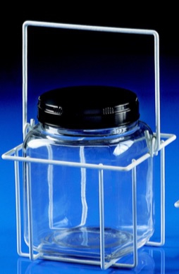 3.5 Litre Clear Glass Jar with Wire Cage for Aviation Fuel Sampling ...
