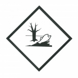 ENVIRONMENTALLY HAZARDOUS SUBSTANCE HAZARD LABELS (100MM X 100MM), Roll ...